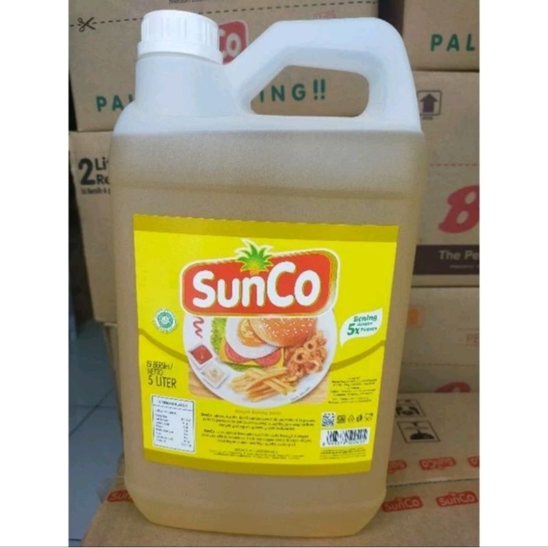 Jual [𝙍𝙀𝘼𝘿𝙔 𝙄𝙉𝙎𝙏𝘼𝙉] SunKo 5 Liter /1 Jerigen Minyak Alami Bening ...