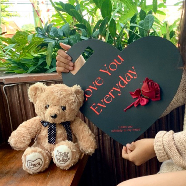 Jual [READY STOCK] Love you board | Kado Valentine kekinian bunga papan ...