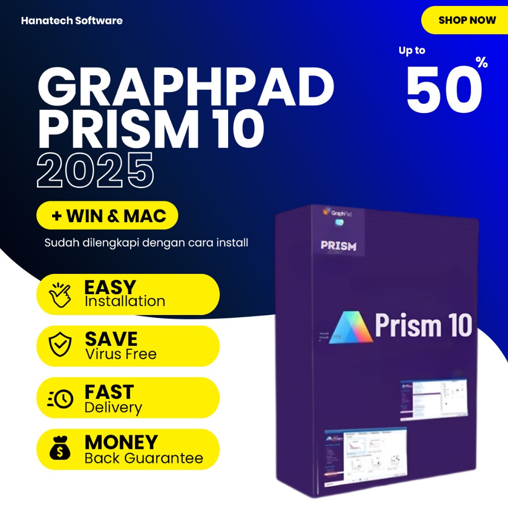 Jual GraphPad Prism 10 [WIN & MAC] | Shopee Indonesia