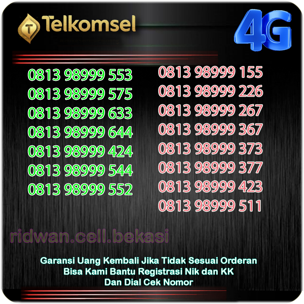 Jual nomor nomer perdana cantik simpati telkomsel 4g lte SIM33 | Shopee ...