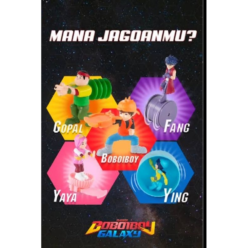 Jual KFC Chaki Kids Meal Boboiboy Galaxy | Shopee Indonesia