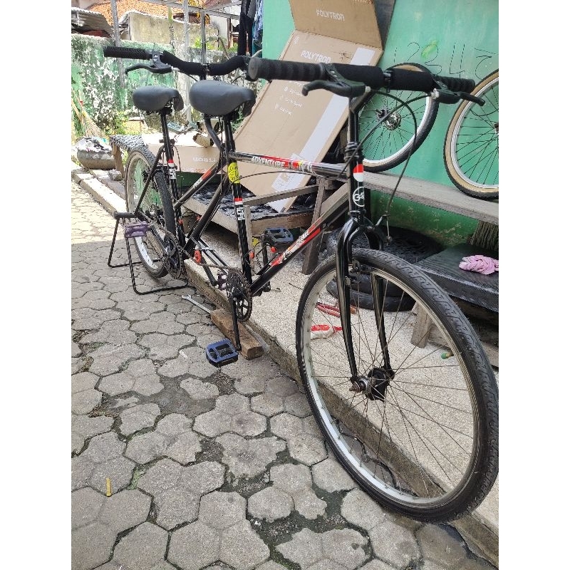 Jual Sepeda Gandeng Sepeda Tandem Fullset Tinggal Pakai | Shopee Indonesia