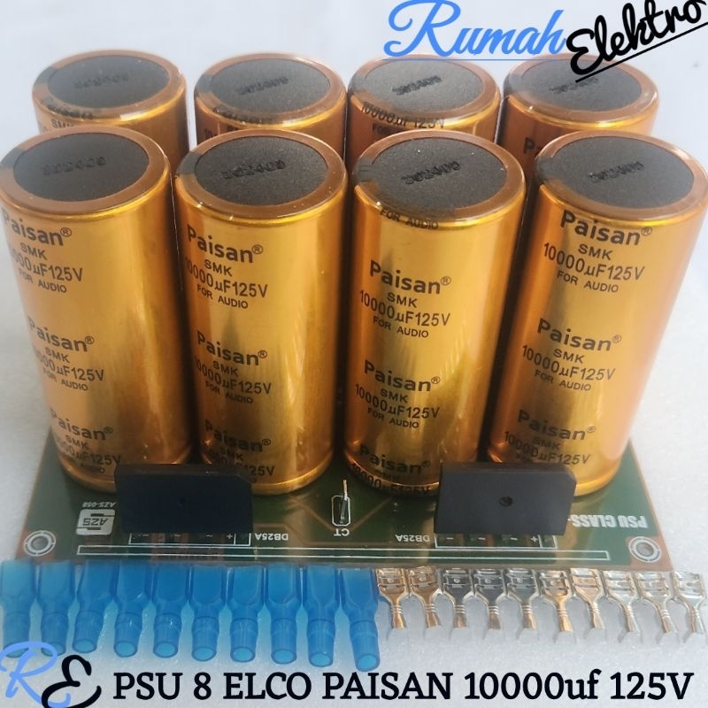 Jual KIT PSU 8 ELCO PAISAN 10000uf 125V LENGKAP BERKUALITAS | Shopee ...