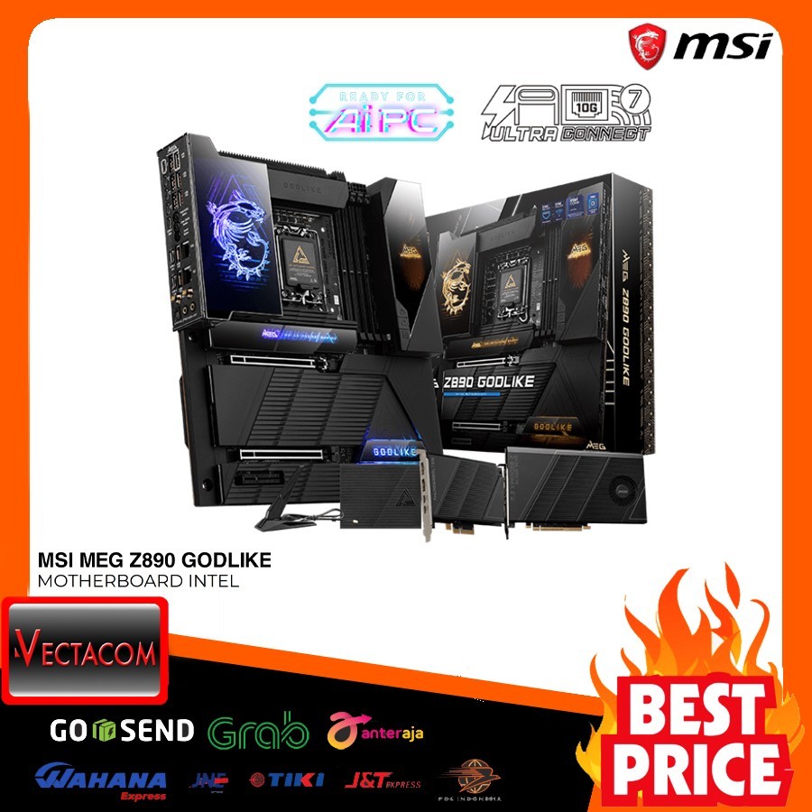 Jual MSI MEG Z890 GODLIKE - MOTHERBOARD INTEL | E-ATX | LGA 1851 | DDR5 ...