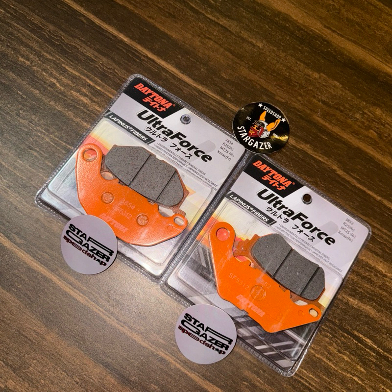 Jual Kampas Rem Daytona Lapinus Fibers Brake Pad Depan dan Belakang ...