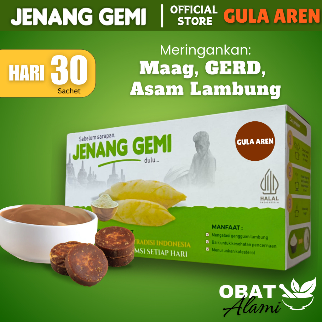Jual Bubur Sehat untuk Lambung - Jenang Gemi Rasa Gula Aren | Shopee ...