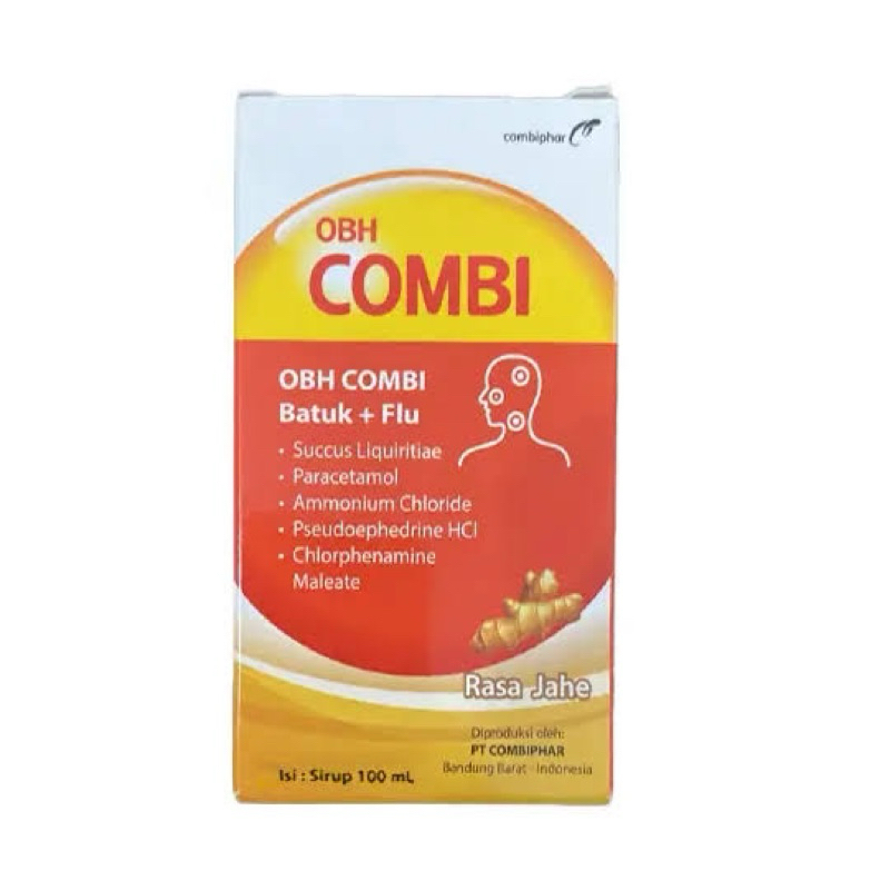 Jual OBH Combi Batuk + Flu Rasa Jahe Sirup 100 mL | Shopee Indonesia