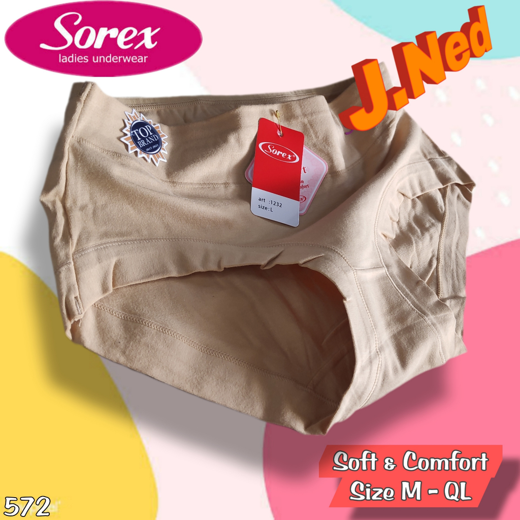 Jual J572 (3 -12 Pcs) Sorex Celana Dalam Wanita Dewasa, Celana Dalam Perempuan Sorex Size M - QL ...