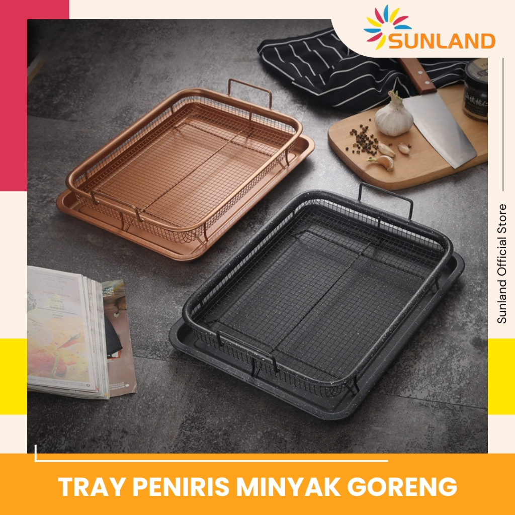 Jual SUNLAND x FUNNYCOOK Tray Nampan Tempat Peniris Tirisan Saringan ...