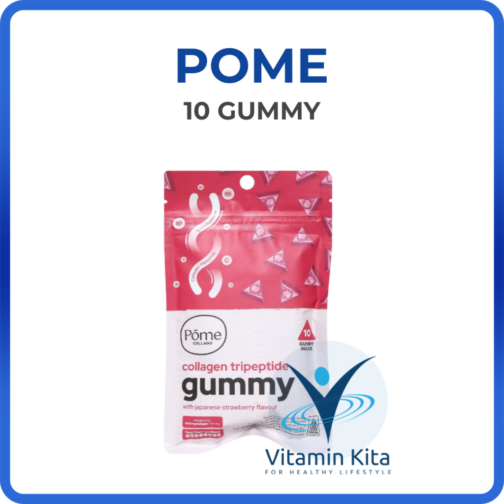 Jual POME COLLAGEN TRIPEPTIDE WITH JAPANESE STRAWBERRY FLAVOUR | Gummy ...