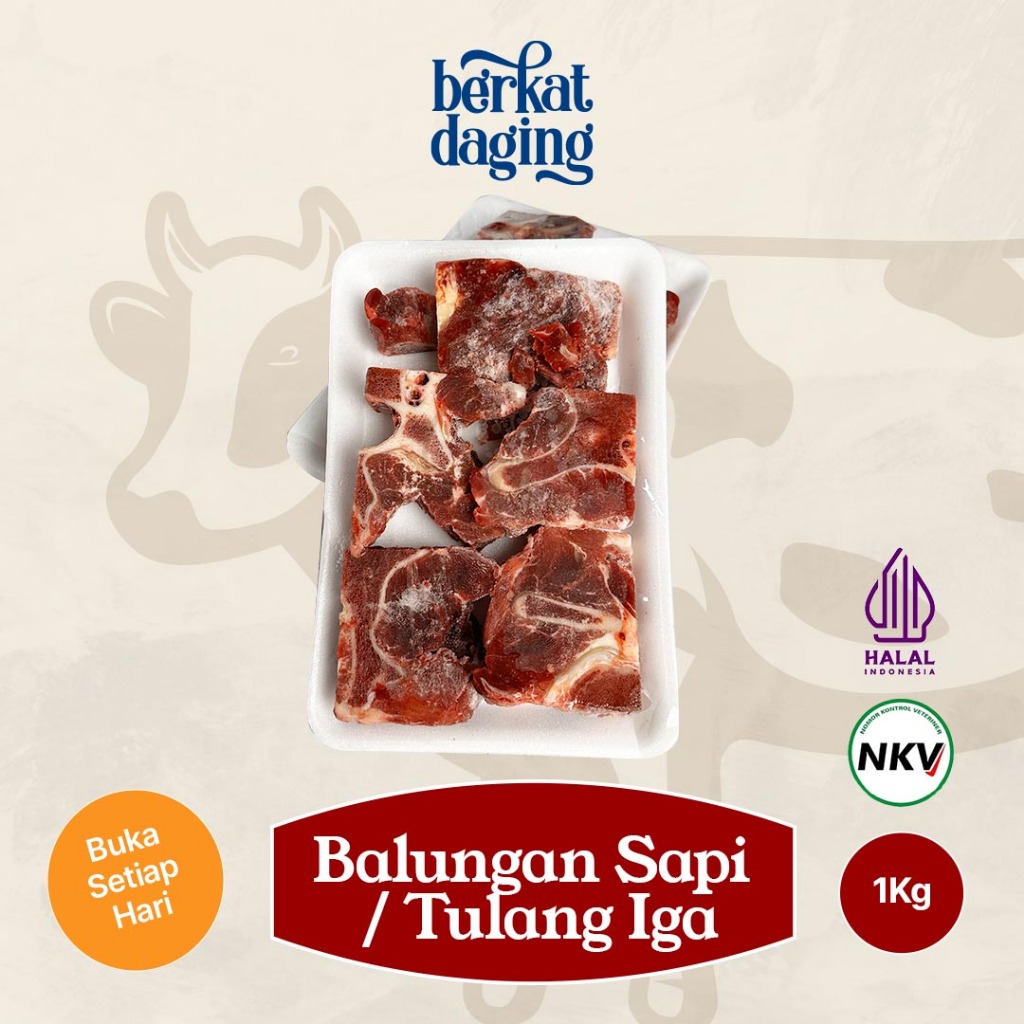 Jual Tulang Iga Sapi / Tulangan Berdaging 1 kg - Balungan Gondrong Beef ...
