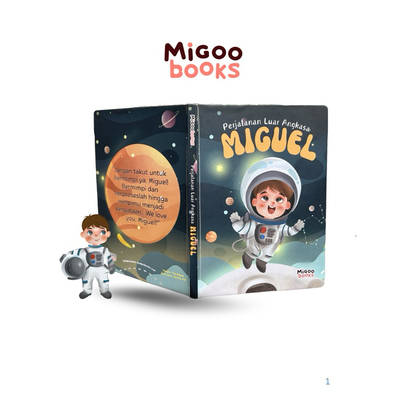 Jual Buku Cerita Anak Personalized Book Perjalanan Luar Angkasa [Nama ...