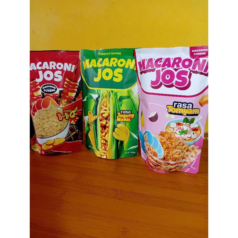 Jual MACJOS - Makaroni Goreng (Rasa Jagung Manis, Tomyam & BBQ ...