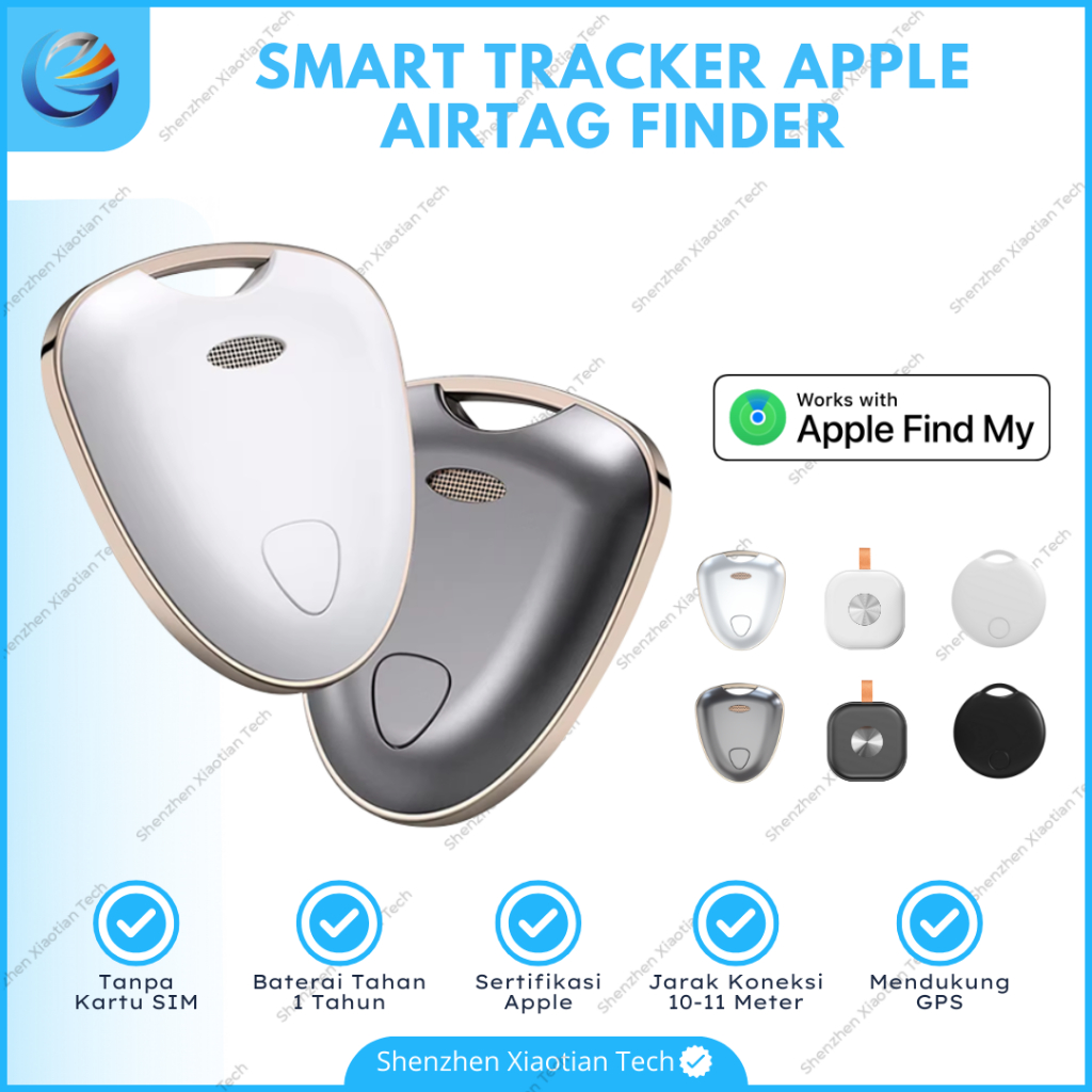 Jual Mini Smart Tracker Apple Airtag Finder GPS Bluetooth | Smart ...
