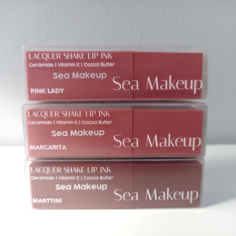 Jual Sea Makeup Lacquer Shake Lip Ink Longlasting lip ink with glossy ...