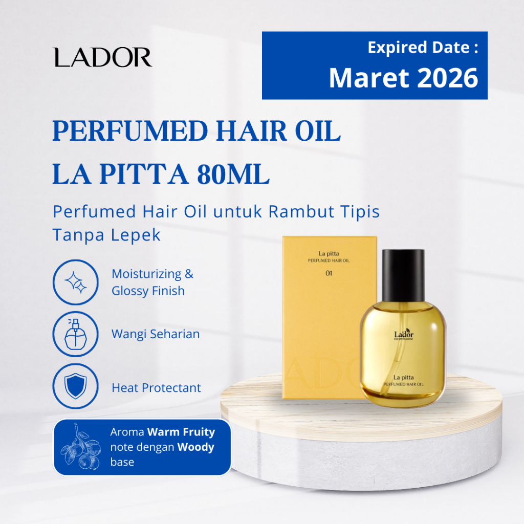 Jual Lador Perfumed Hair Oil La Pitta 80mL (NED) | Shopee Indonesia