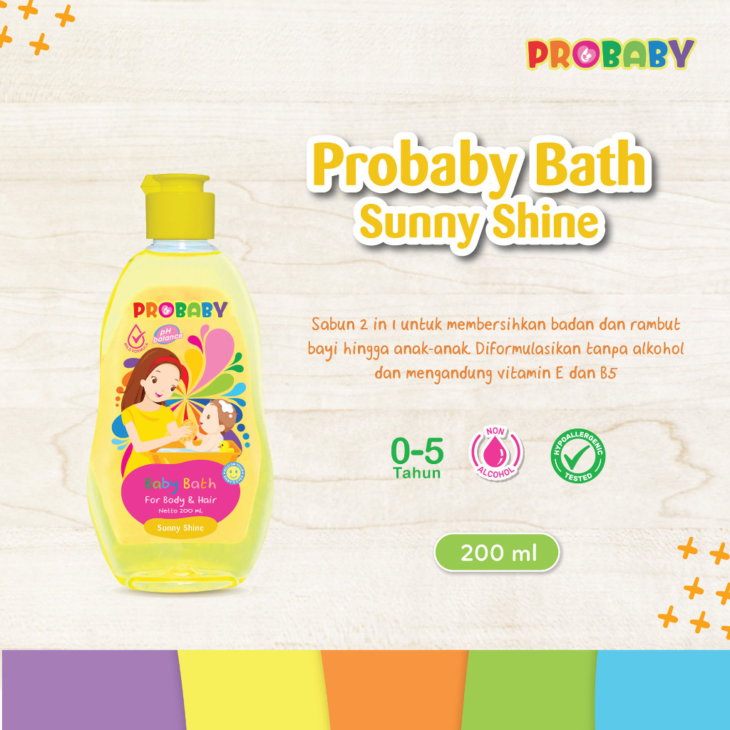 Jual Probaby Bath Sunny Shine 200ml ( EXP 05/2025 ) | Shopee Indonesia