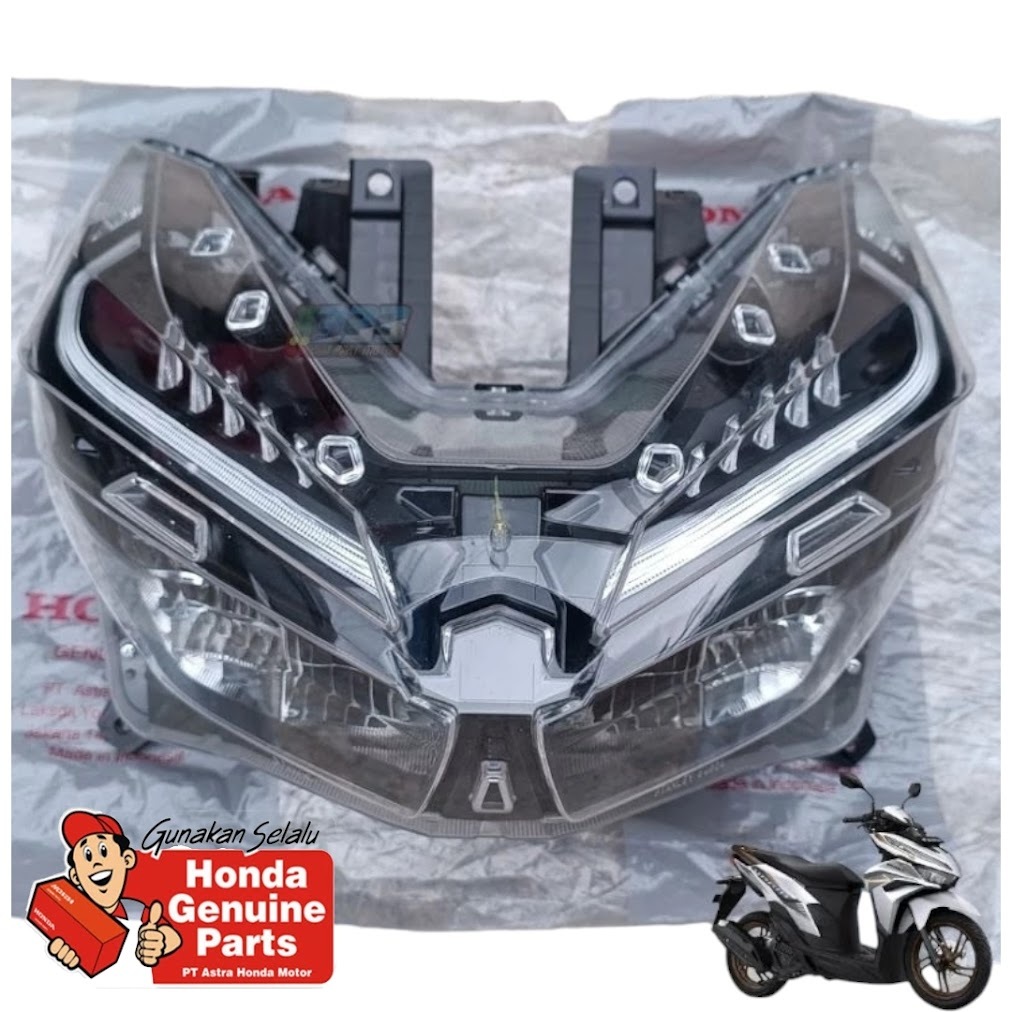 Jual reflektor lampu depan vario 125 new gen 2 K2V 2022 2023 2024 2025 berkualitas | Shopee ...