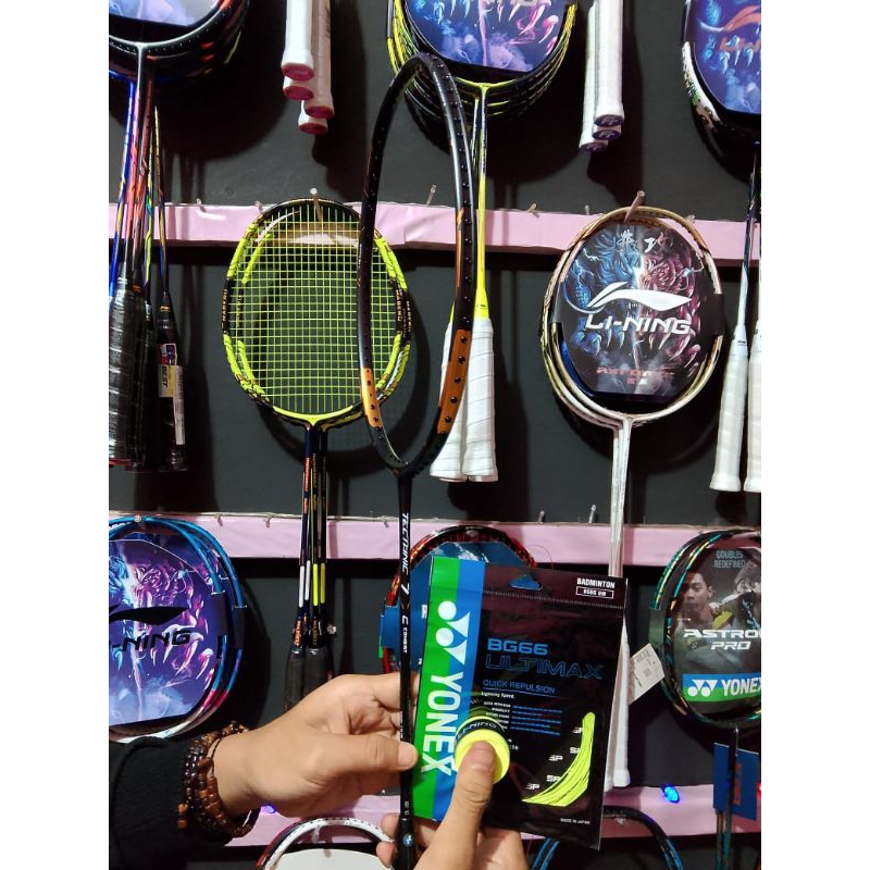 Jual raket badminton li-ning Tectonic 7 combat 32 lbs max bonus tas dan ...