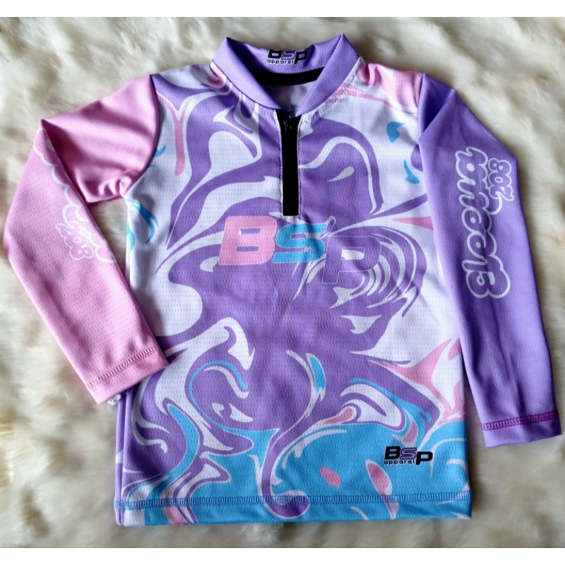 Jual Jersey anak pushbike | BSP apparel | Marble purple| Custom nama ...