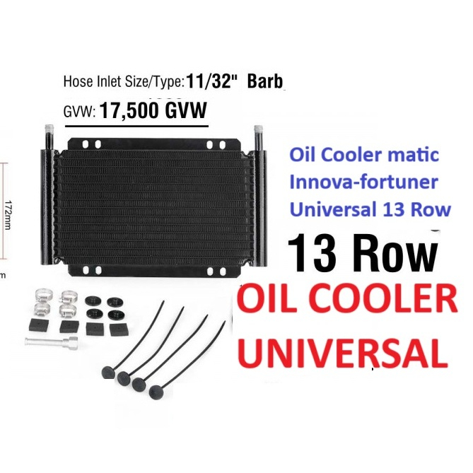Jual Oil Cooler matic ATF COOLER PAJERO Innova Fortuner Universal13 Row ...