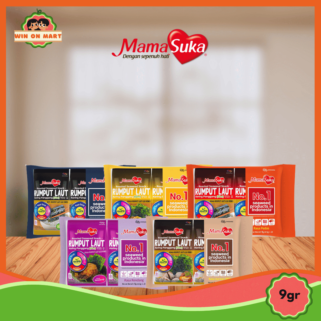 Jual Rumput Laut | Mamasuka Nori Seaweed 9gr | Jagung Bakar | Sapi ...