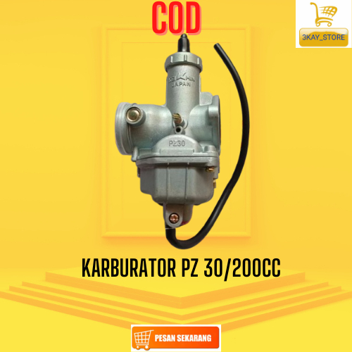 Jual Karburator PZ 30 200cc Kabel 1 Viar Karya Kaisar Jialing Nozomi Motor Roda Tiga | Shopee ...