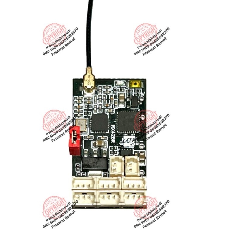 Jual Micro Receiver 6ch channel ESC 2in1 Dual Twin Motor Brushed 10A RC ...