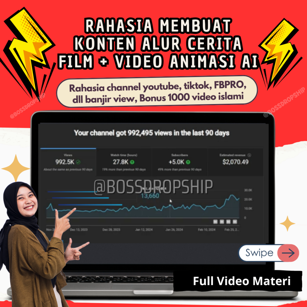 Jual Rahasia channel youtube banjir view dengan konten Alur Cerita Film, rahasia membuat konten ...