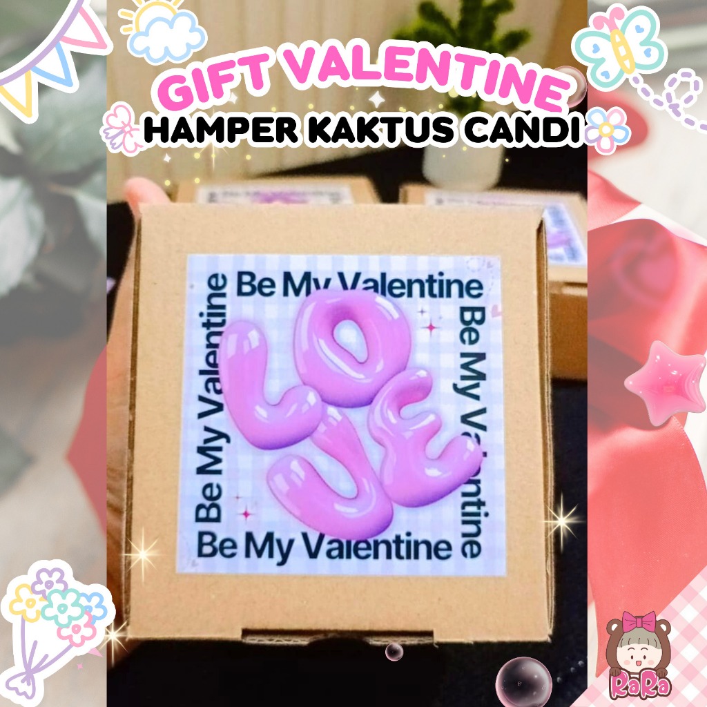 Jual KADO VALENTINE HAMPERS KAKTUS CANDI HAMPERS UNTUK VALENTINE/ WISUDA / ULANG TAHUN/ KADO ...