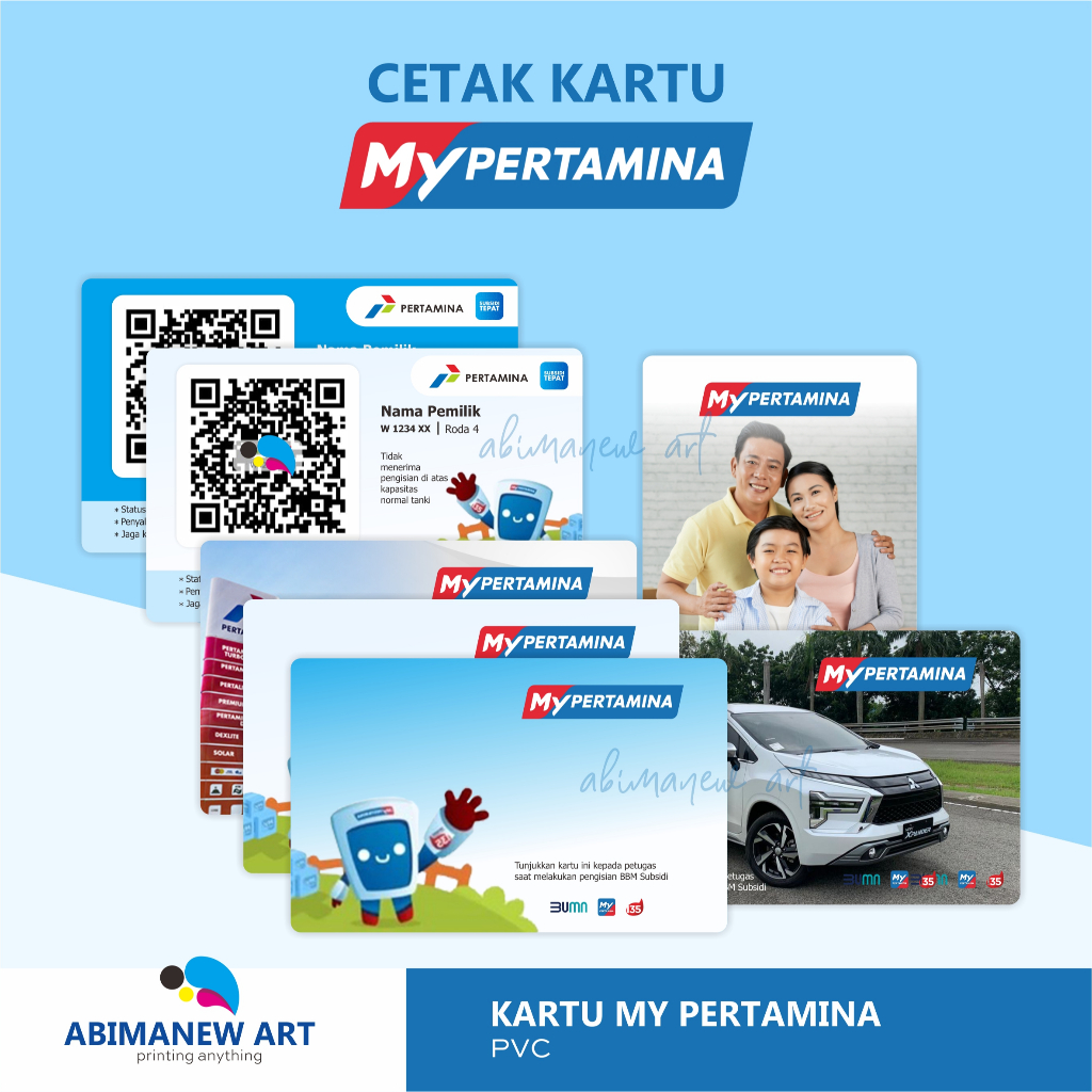 Jual Cetak Kartu My Pertamina satuan langsung jadi | Shopee Indonesia