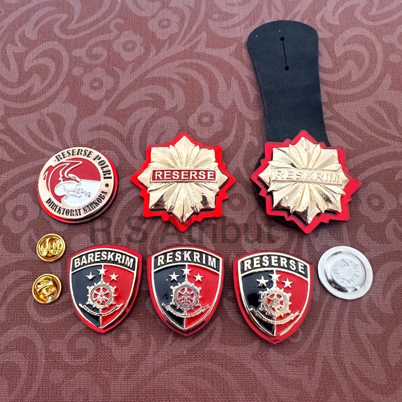 Jual Pin Sat Bareskrim / Pin Reserse / Pin Reskrim / Roda Reserse ...