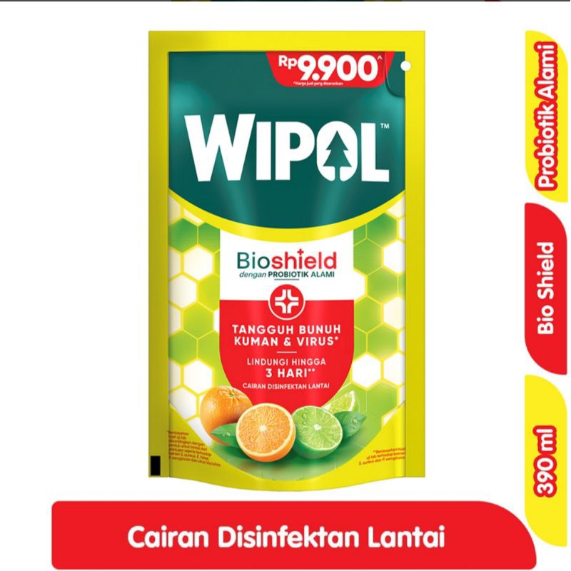 Jual WIPOL KARBOL Wangi Aroma Lemon Citrus isi 390 ml | Shopee Indonesia