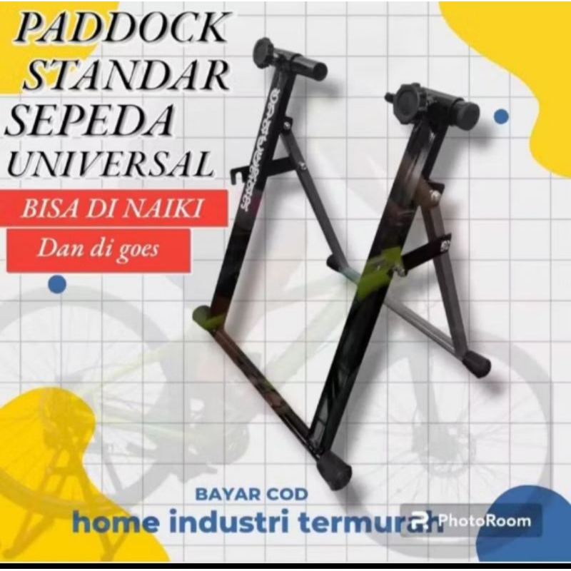 Jual paddock sepeda universal bisa di naiki kuat buat beban 100kg ...