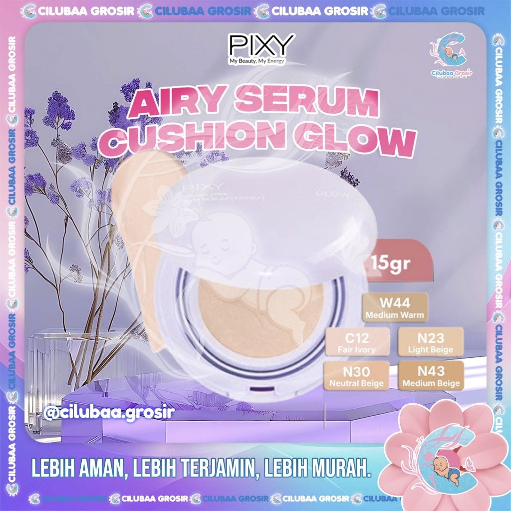 Jual PIXY Airy Serum Cushion Glow || Filter Free Airy Serum Cushion ...