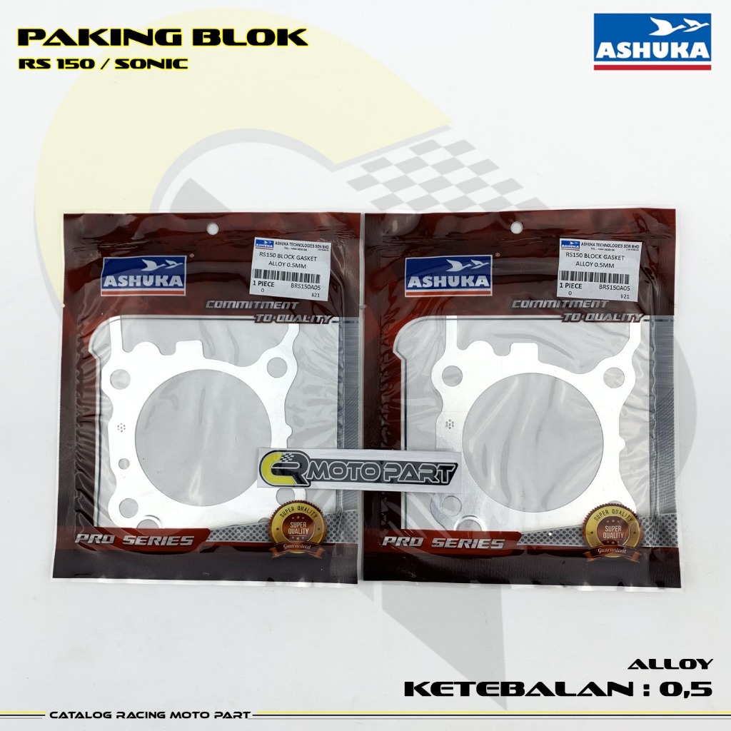 Jual Ashuka Gasket Paking Blok Bawah Sonic K56 Tembaga Alloy Metal ...