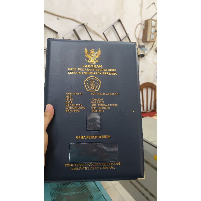 Jual MAP RAPORT DAN MAP IJAZAH DESAIN SAMPUL RAPORT CUSTOM HOT PRINT ...
