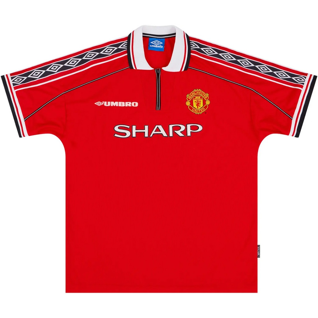 Jual JERSEY BOLA RETRO MU HOME TRIBLE WINNER 1999 VINTAGE CLASSIC ...
