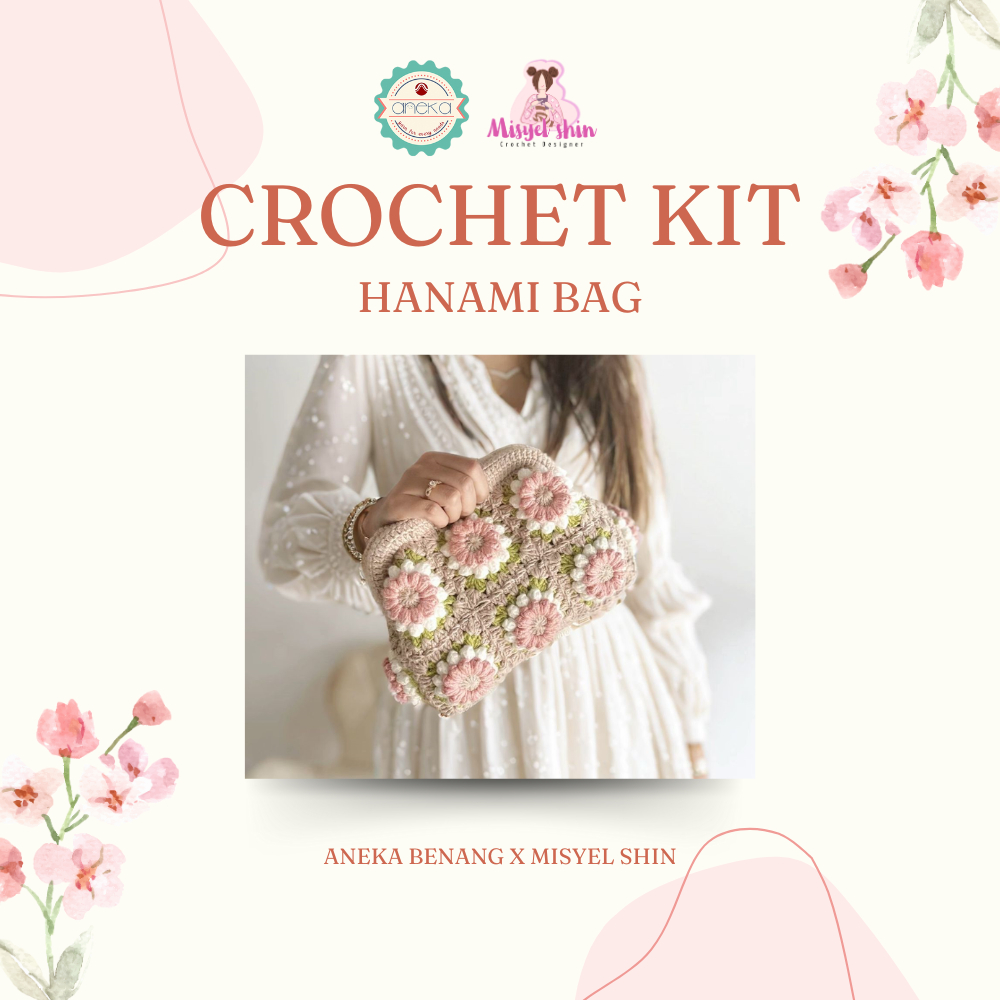 Jual ANEKA x Misyel Shin - DIY Hanami Bag Starter KIT / Paket Merajut ...