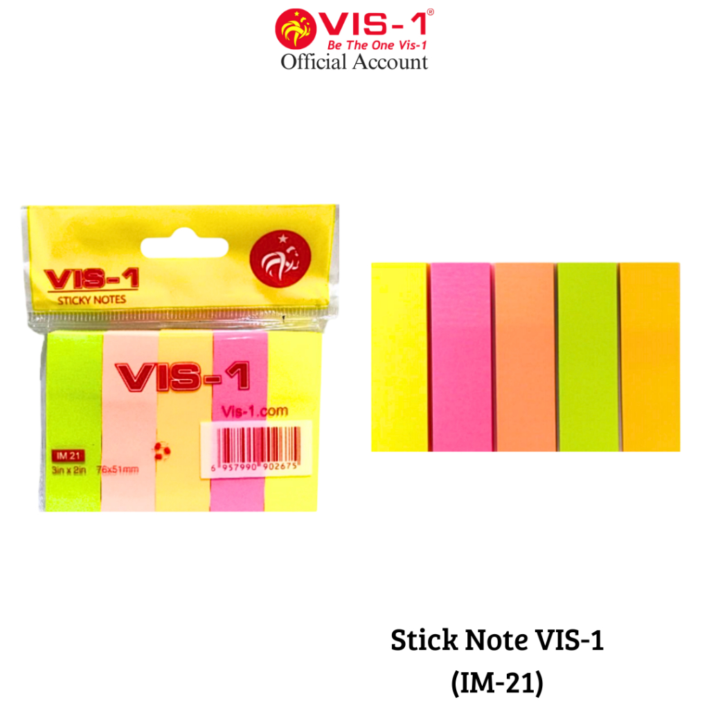 Jual VIS-1 Sticky Note / Index Memo Im-21 100 Lembar | Shopee Indonesia