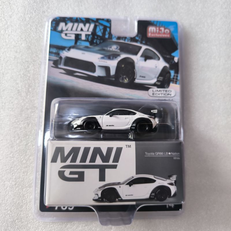 Jual MINI GT 769 TOYOTA GR86 LB NATION WHITE LBWK LIBERTY WALK - BLISTER PACK | Shopee Indonesia