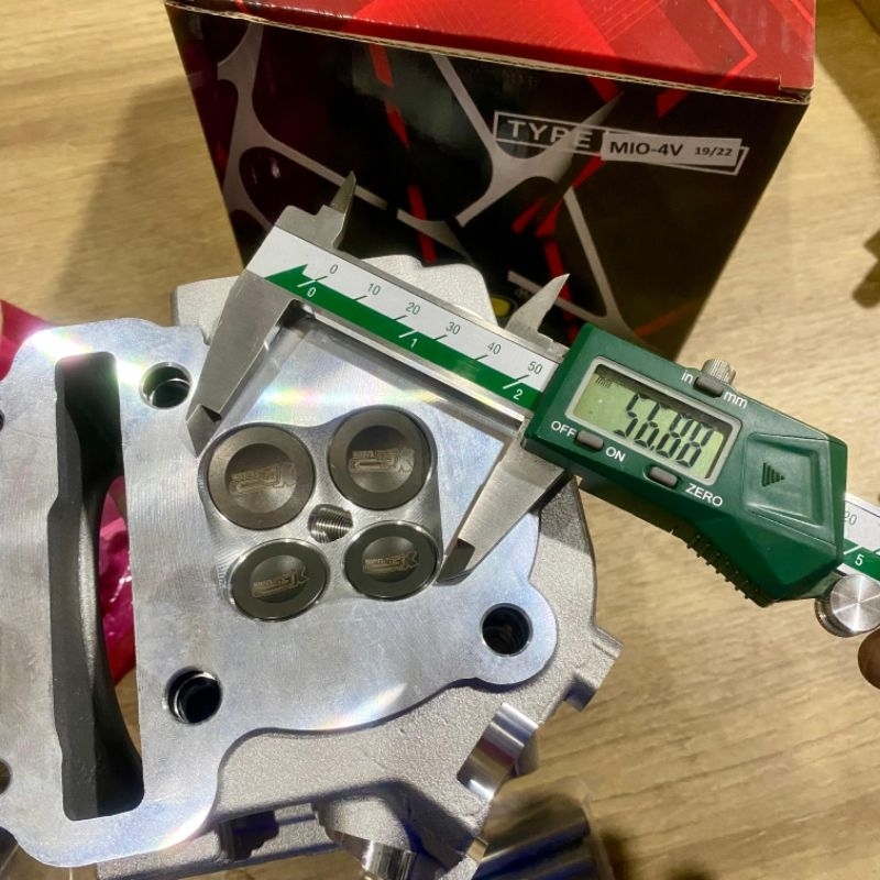 Jual head Mio 4 klep 19/22 XGP porting cnc | Shopee Indonesia