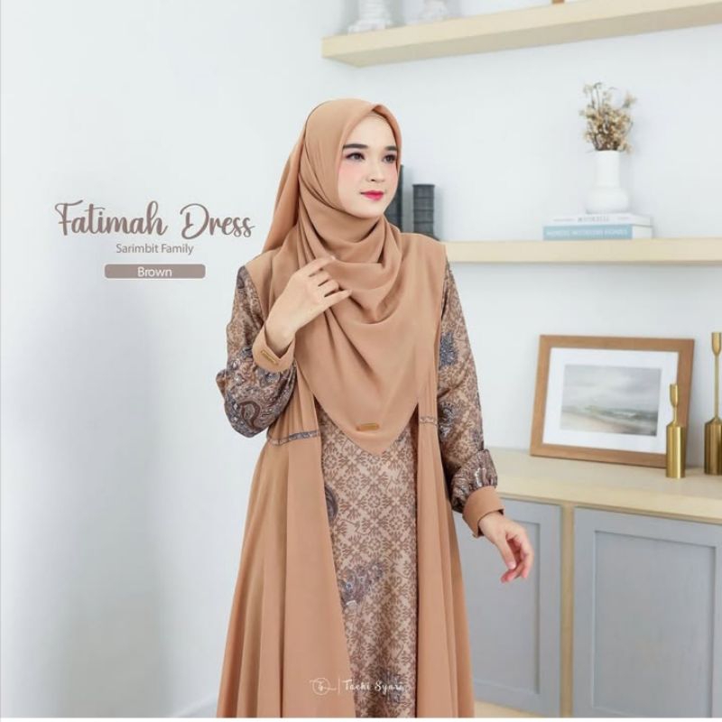 Jual Fatimah Dress By Tachi Syari (sarimbit cahaya cinta) | Shopee ...