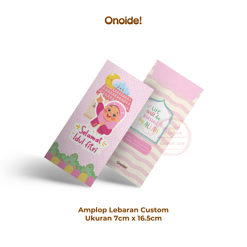 Jual Onoide! - Amplop Angpao THR Lebaran Lucu Unik Custom 2 Isi 5pcs ...