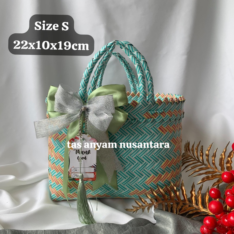 Jual [Ecer S] Tas Hampers Anyaman Plastik Hajatan Tahlilan Parcel ...