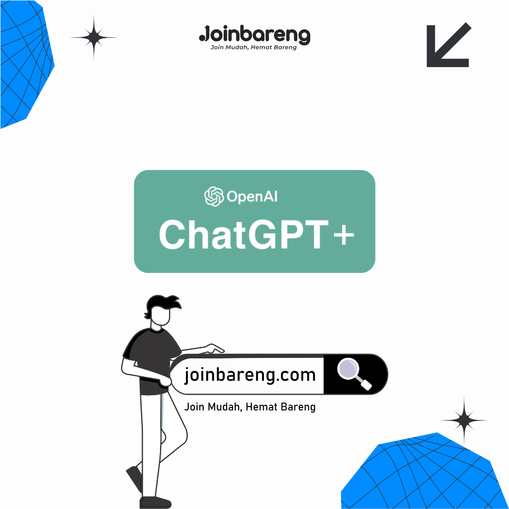Jual Joinbareng.com | ChatGPT-4 Plus Premium Akun Resmi ChatGPT OpenAi | Shopee Indonesia