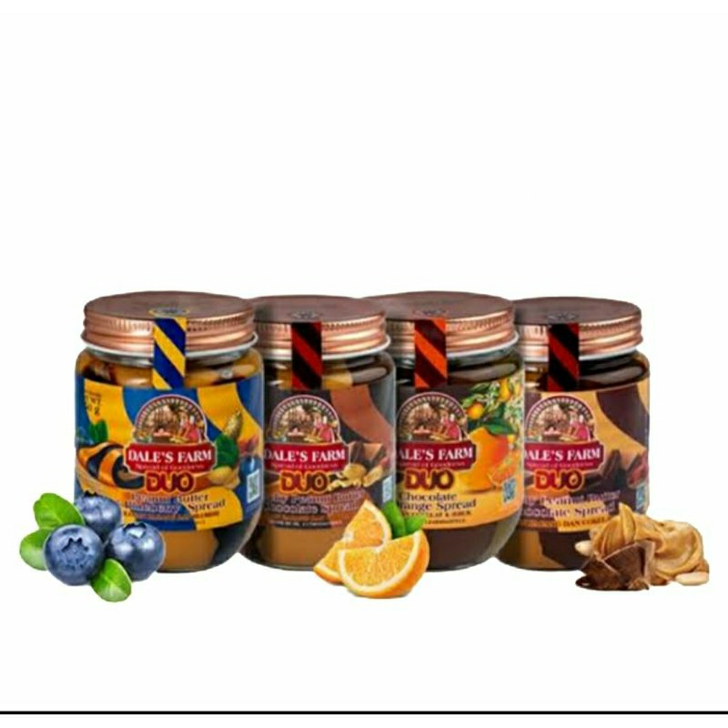 Jual Selai Dale's Farm Duo Peanut Chocolate/Peanut Blueberry 250g ...