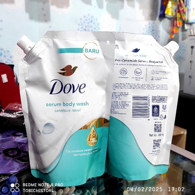 Jual Dove Serum Body Wash Sensitive Relief 400ml Pro-Ceramide Serum ...