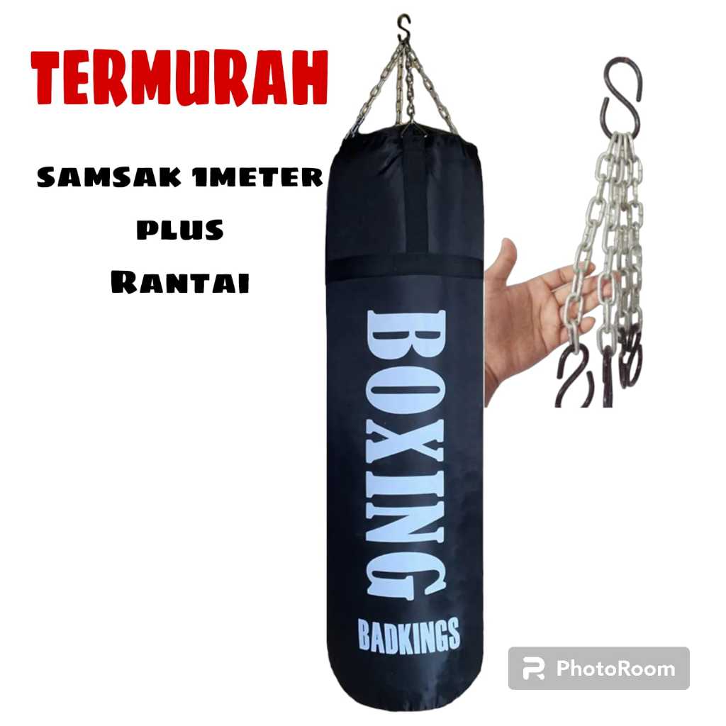 Jual Samsak Tinju Badkings Fighter Plain Tinggi 100cm Diameter 30cm ...