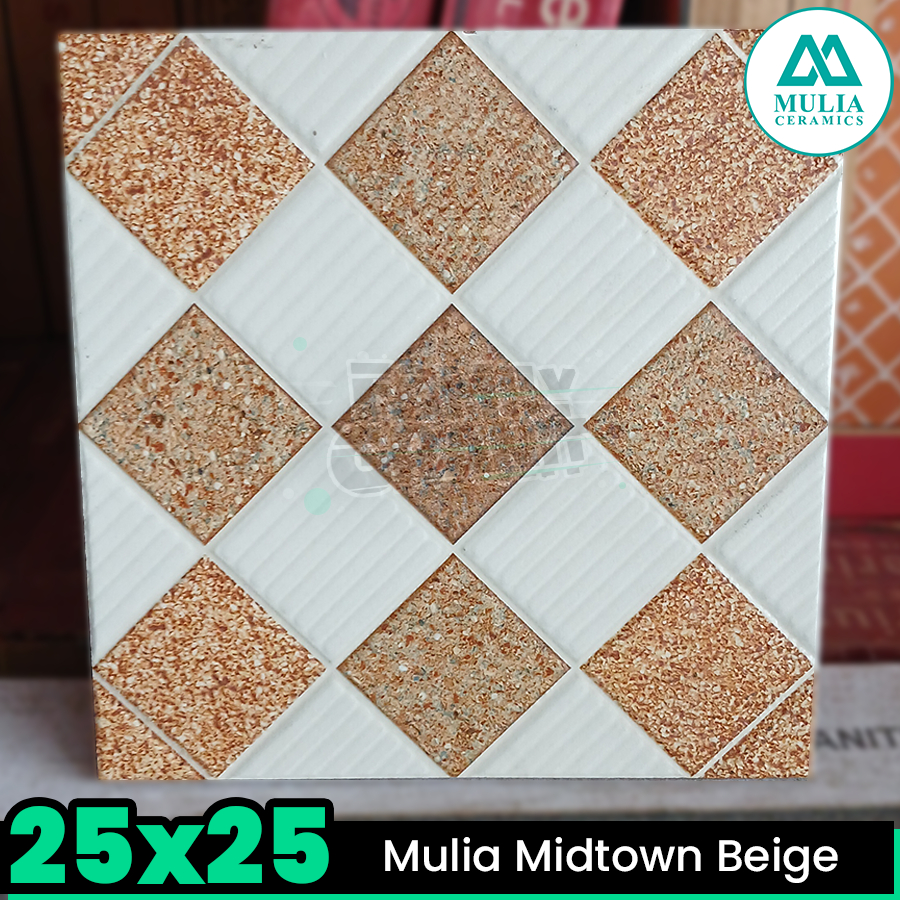 Jual Keramik Kasar 25x25 Mulia Midtown Beige Lantai Kamar Mandi ...